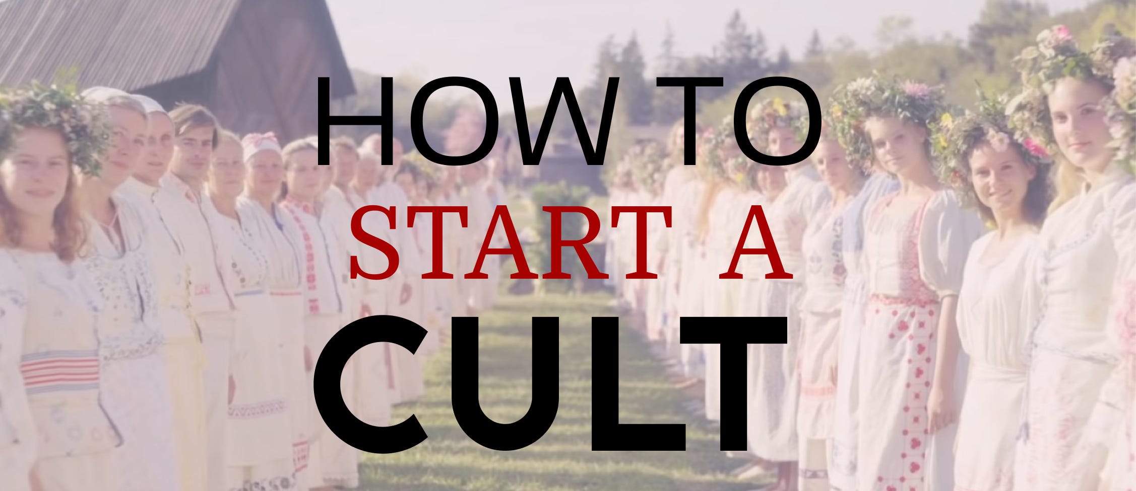 How To Start A Cult in 2022 - by GodXP Spiritual Media Co.