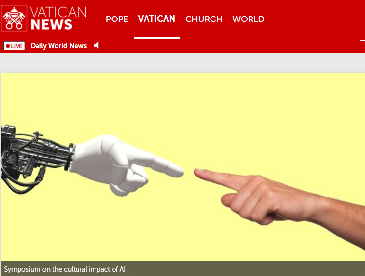 Techno-Dope and the Robo-Pope - by Joe Allen