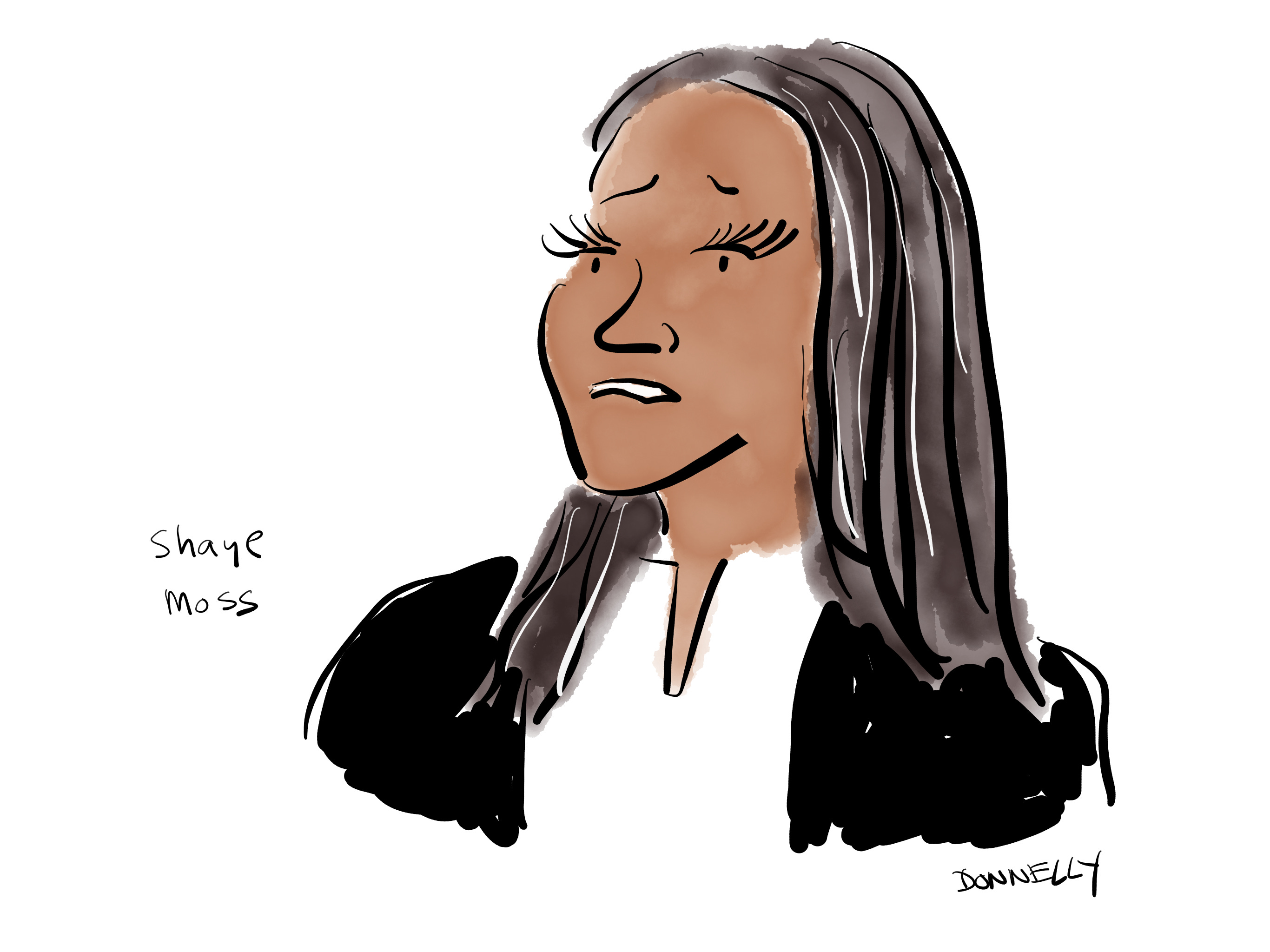 Shaye Moss, Hero - by Liza Donnelly - Seeing Things