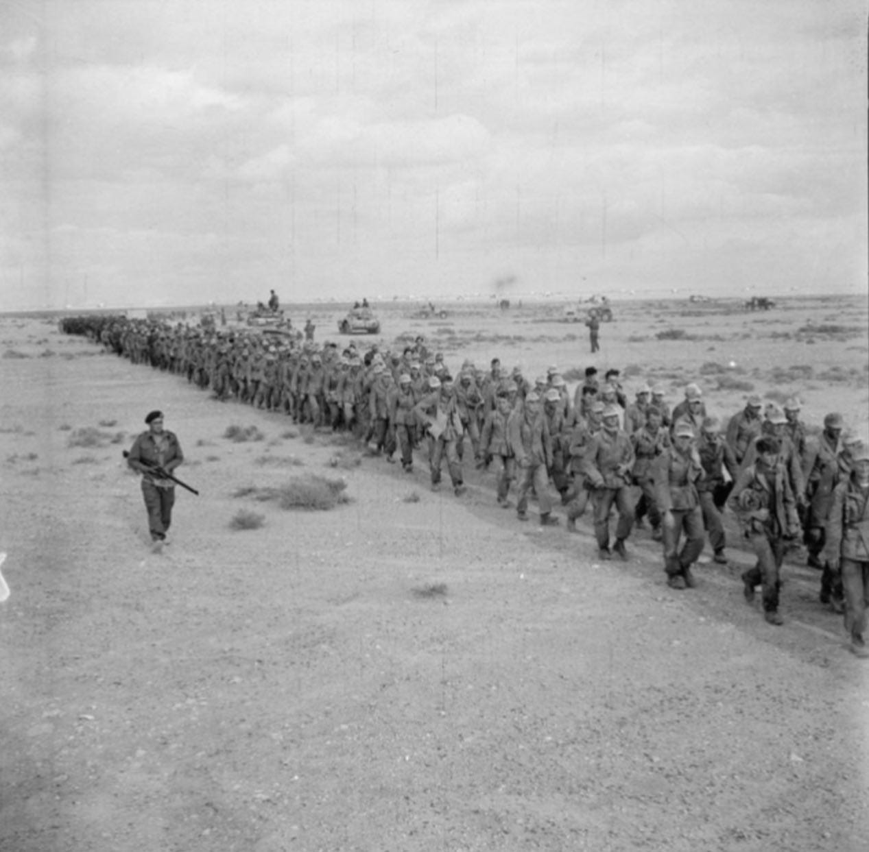 Panzer attack causes confusion in North Africa