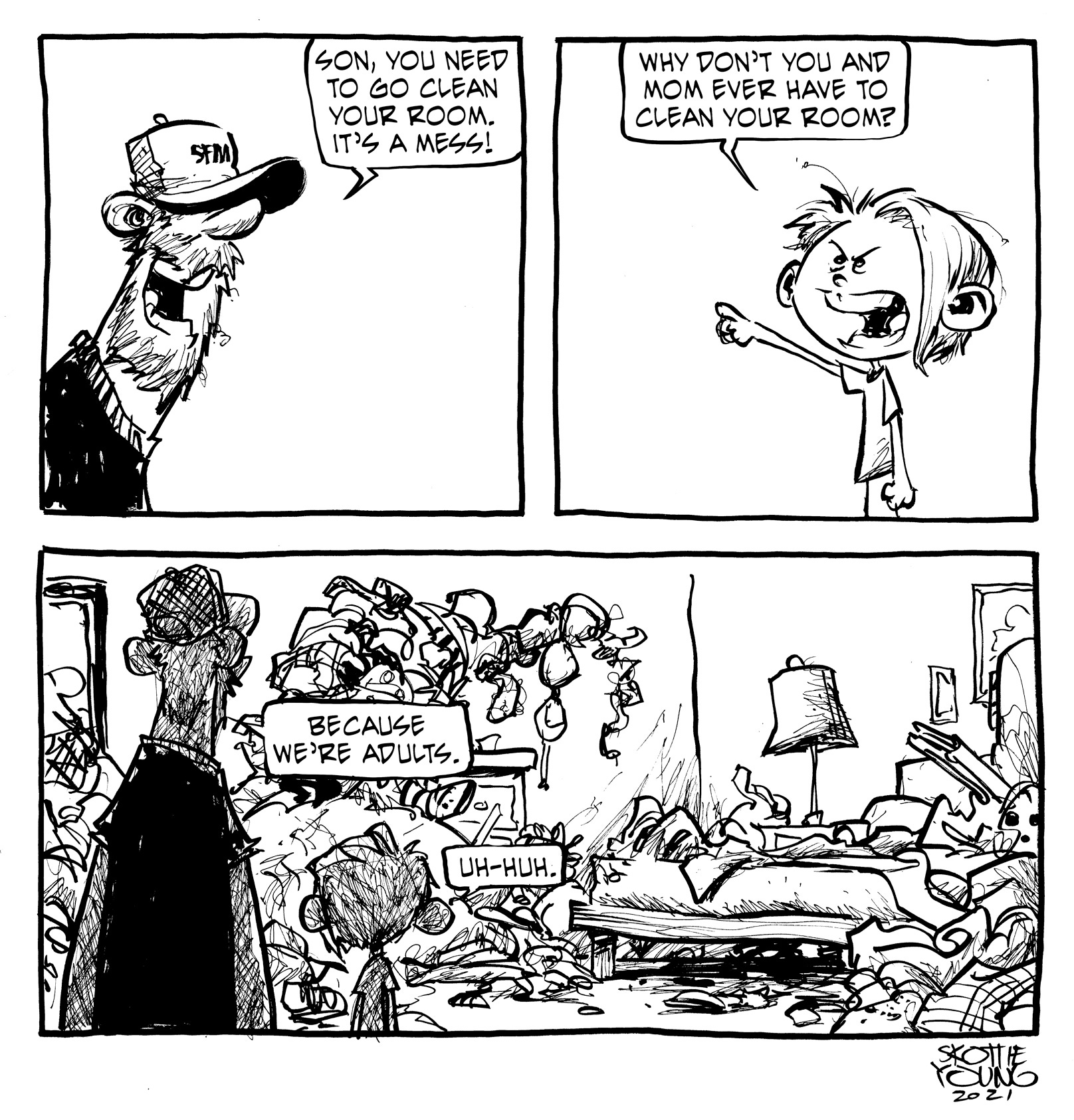 Want A Free Comic? - by Skottie Young - Stupid Fresh Mess