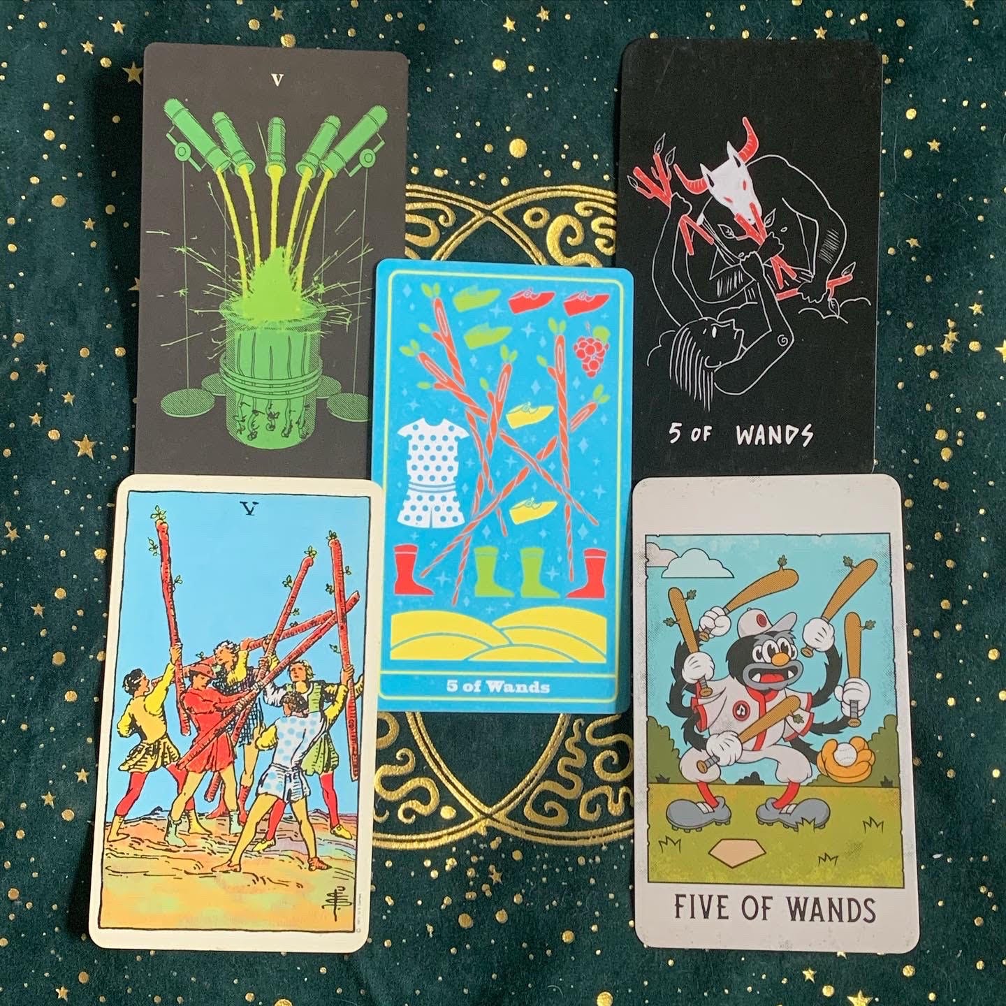 The Five of Wands - by Anna - letters from venus