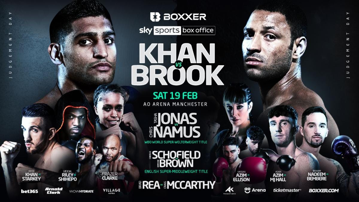 The updated daily fight schedule - by Dan Rafael