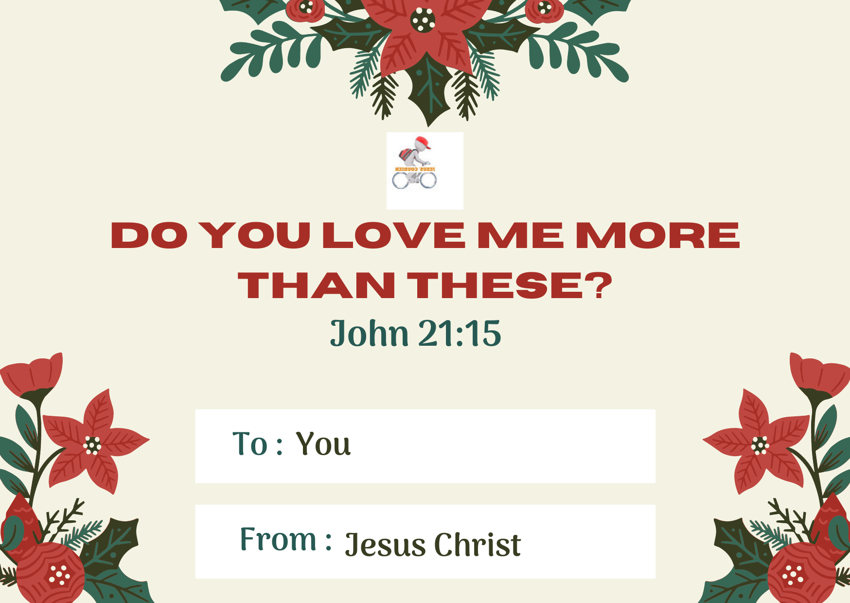 DO YOU LOVE ME MORE THAN THESE? - by Gbenga John