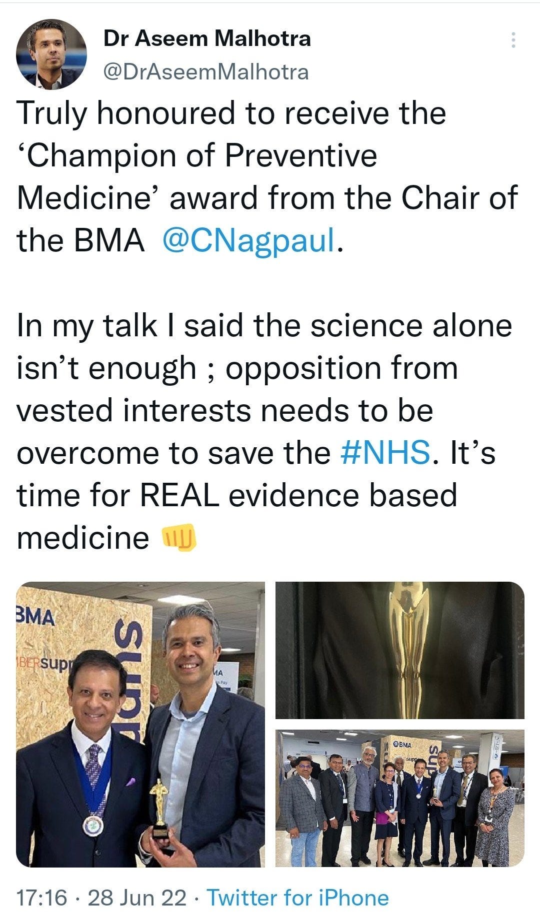 The downward spiral of Aseem Malhotra