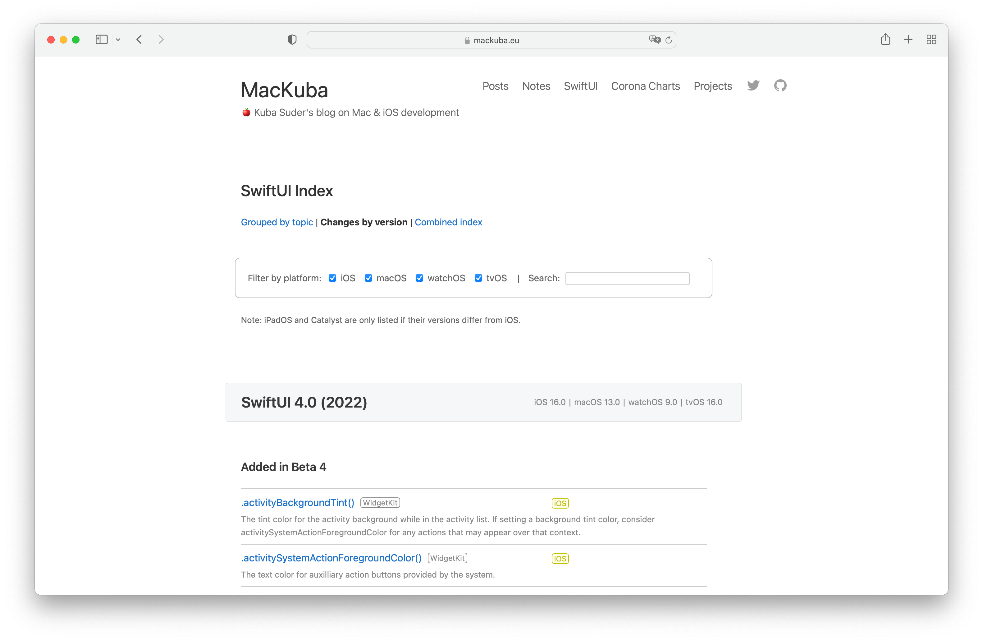 SwiftUI 專欄 #6 文件工具與網站 - 13 報