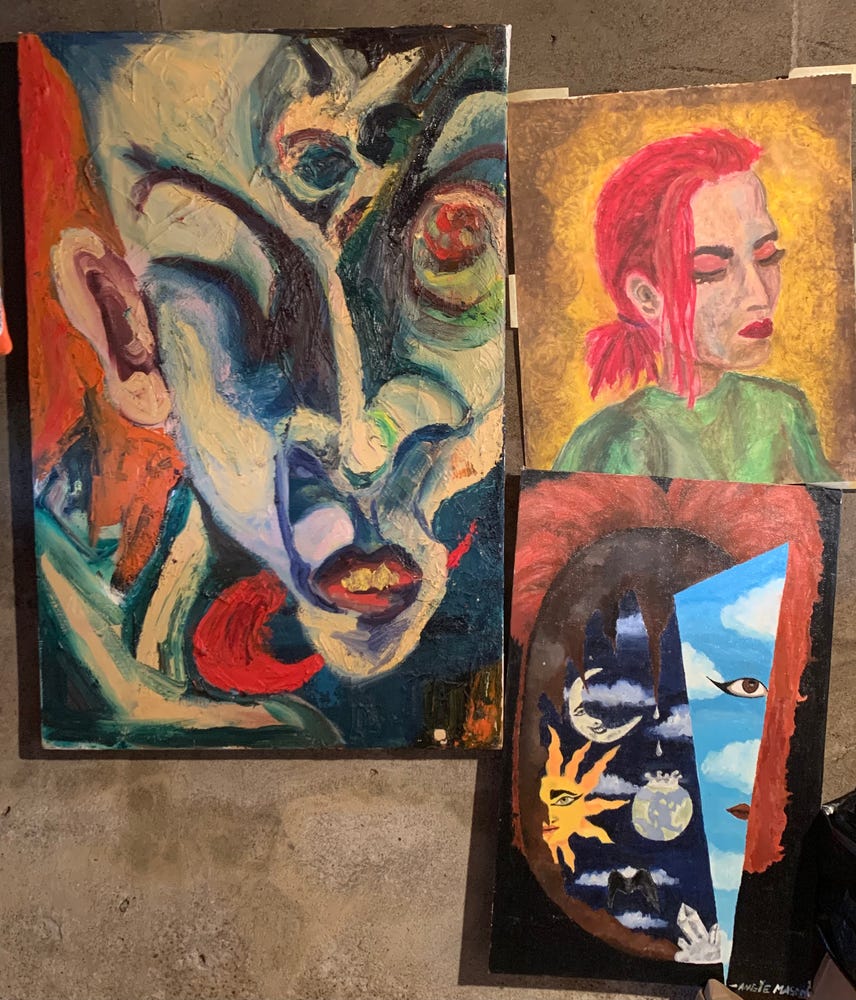 Tracing a face—Self portraits the early works to present