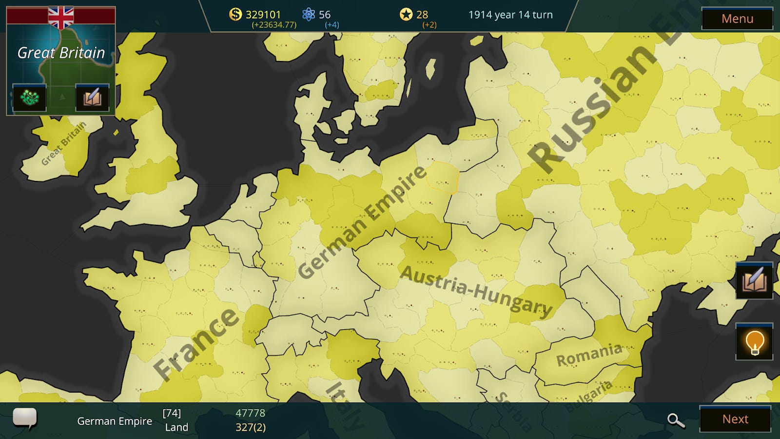 Warnament Dev Update #2: Political Institutions & Map Lenses