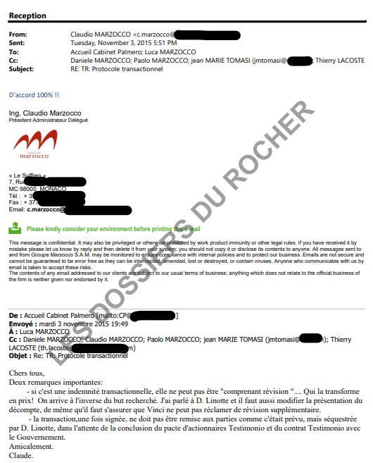 dossiers-du-rocher.com est de retour ! Didier Linotte empôche de Vinci ...