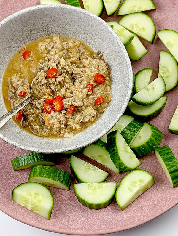 Nam Phrik #2: Sardine Relish - by Leela Punyaratabandhu