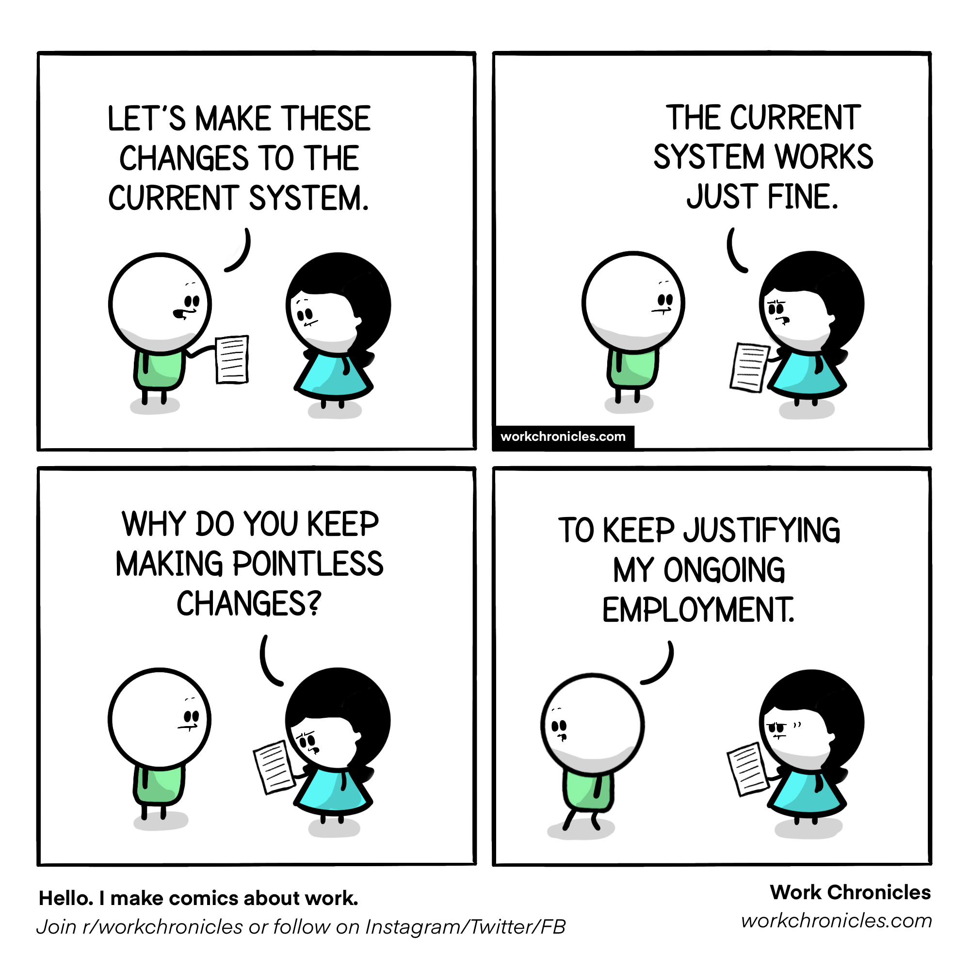 (comic) Constant Changes - Work Chronicles