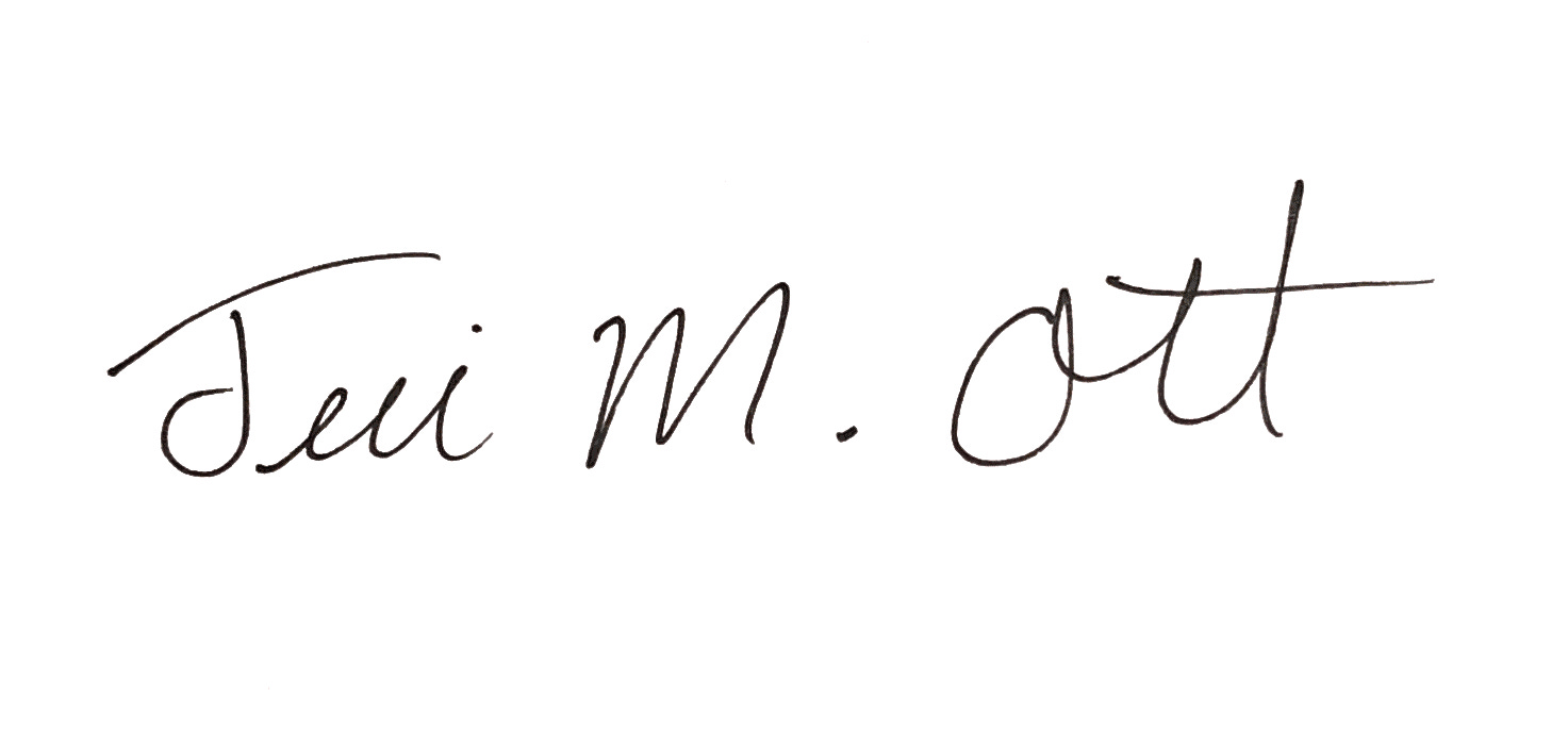 Living my values - by Teri Ott - Encouraging Courage