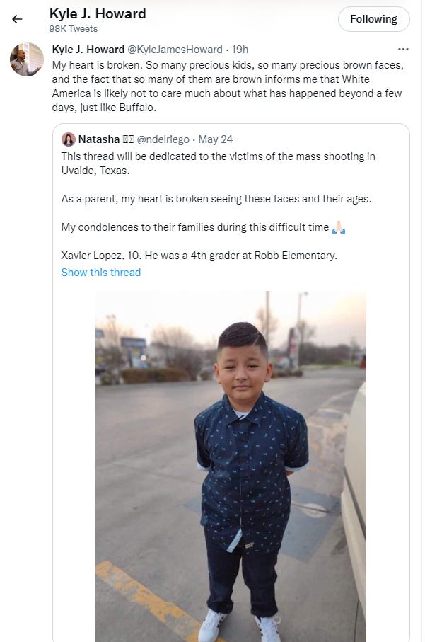 Kyle J. Howard Says The Dead Children in Texas were Victims of ‘White ...