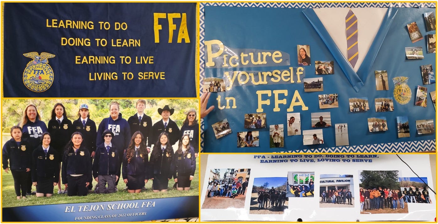 My El Tejon Middle School FFA Adventure - by Bev-Sue Powers