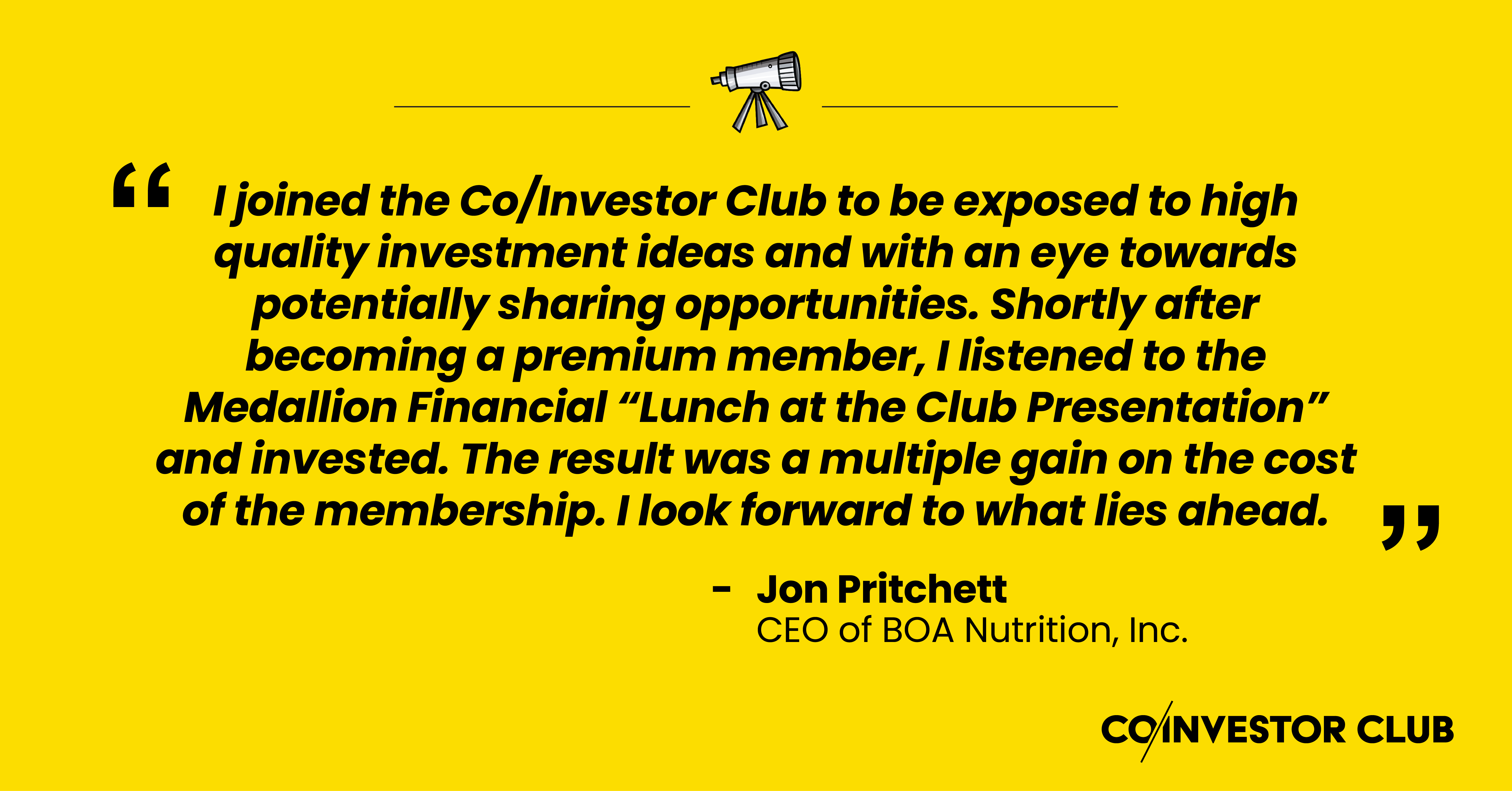 Deferred Gratification - by Co/Investor Club - Co/Report