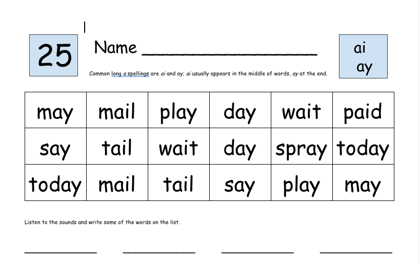 New High Frequency Word Lists - by Randee Bergen