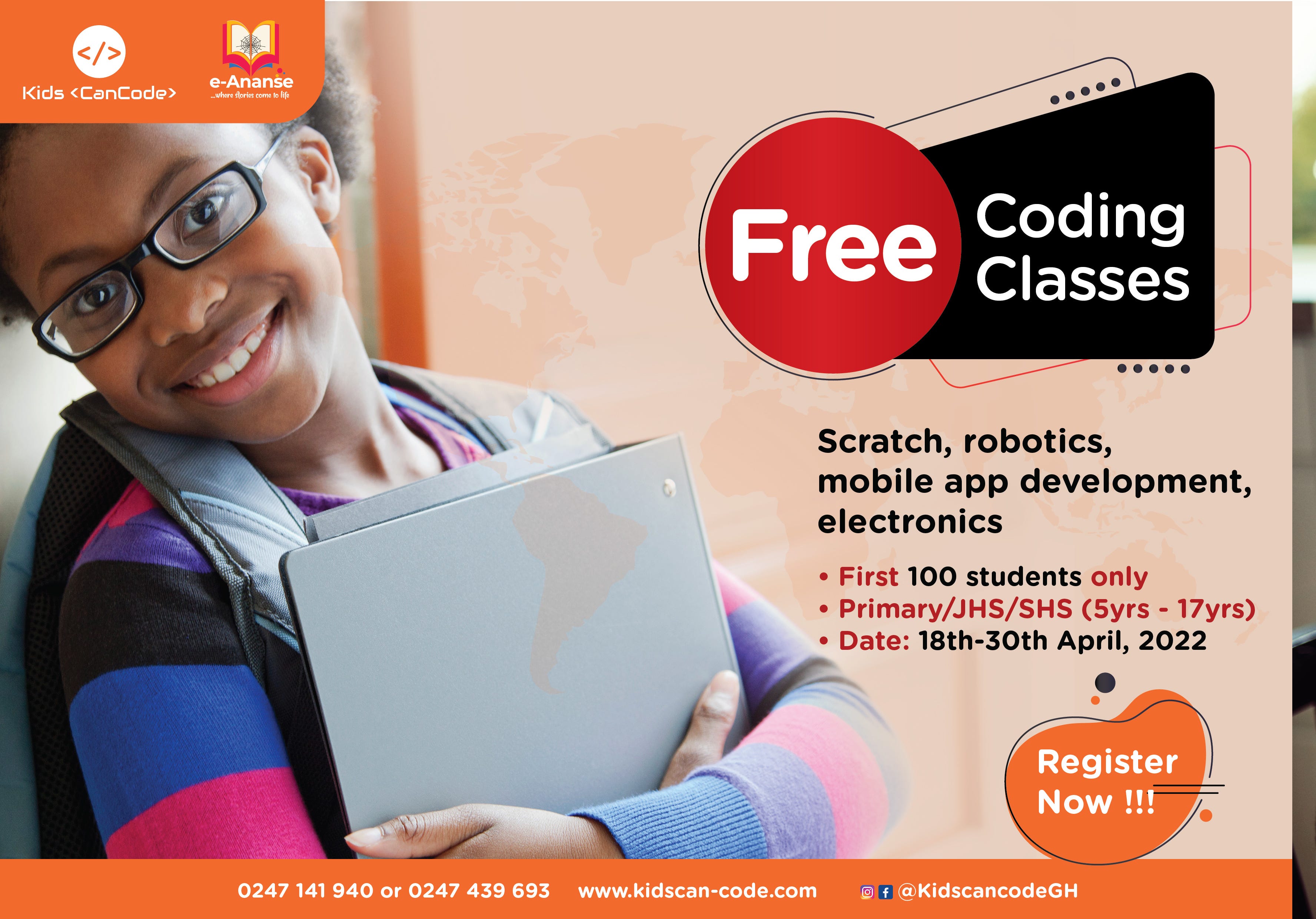Free Coding for Kids - e-Ananse Library