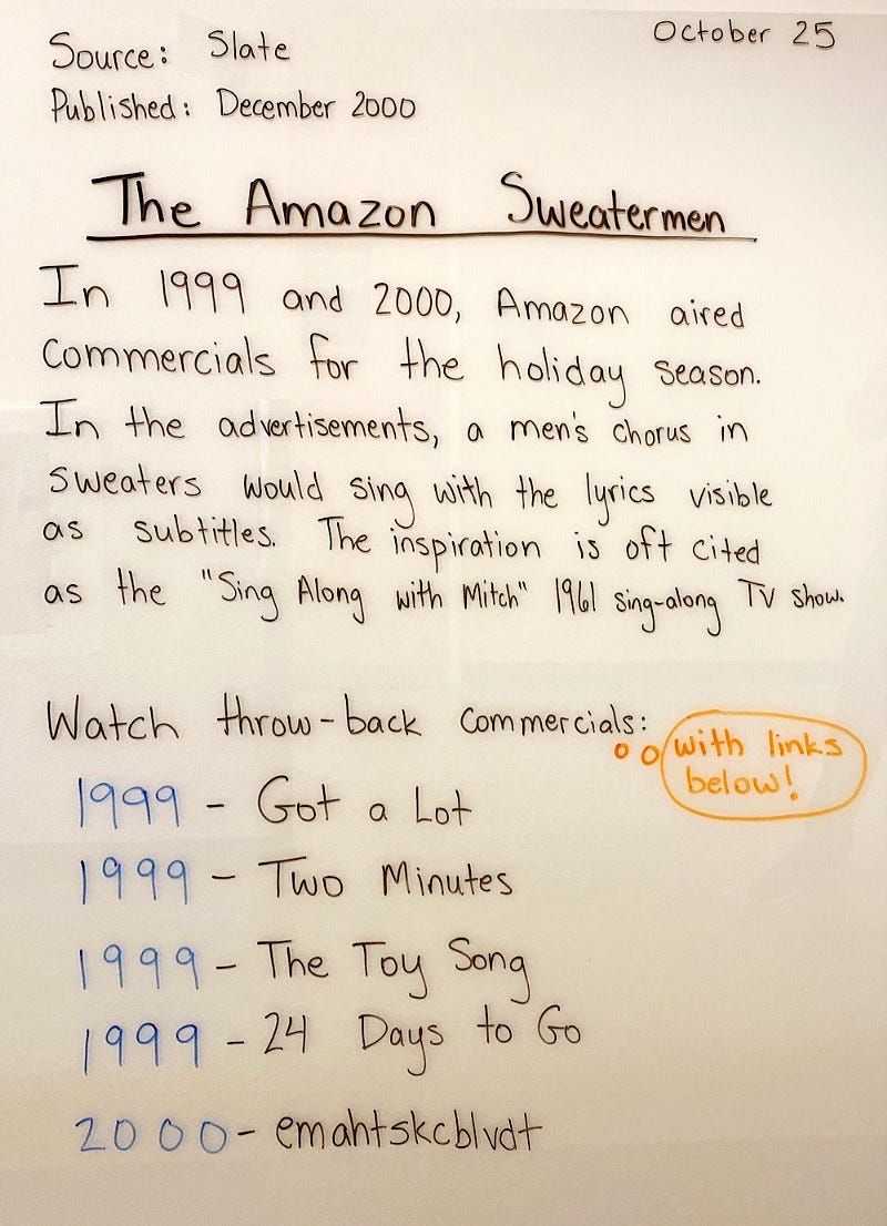 The Amazon Sweatermen - by Danny Sheridan