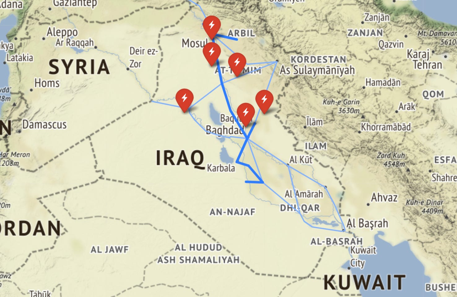 Weaponising a Heat Wave in Iraq - by Michael Cruickshank