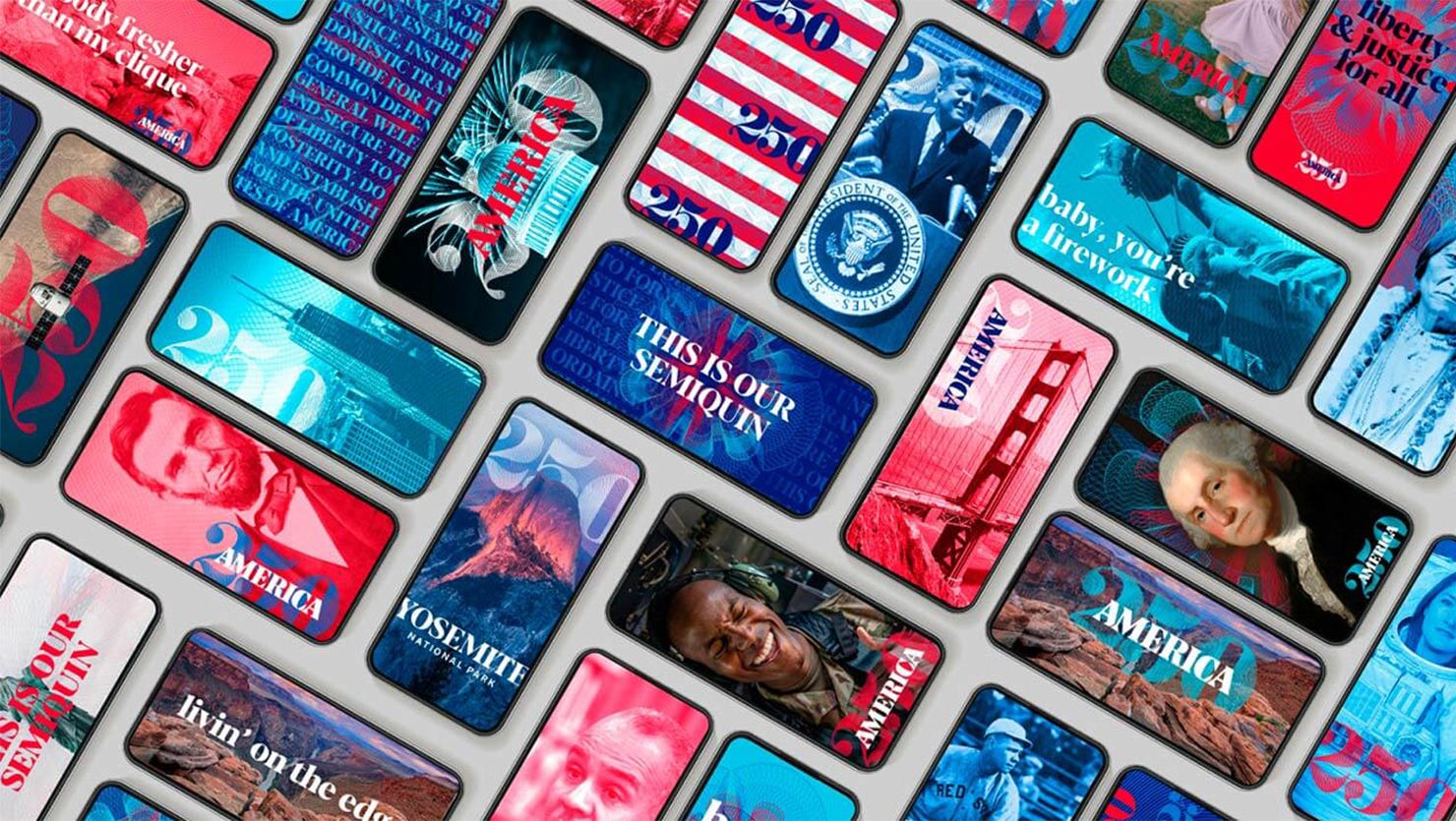 Here’s the early branding for America’s 250th birthday