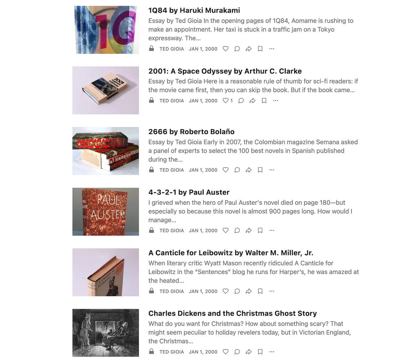 The 50 Best Works of Non-Realist Fiction of the 21st Century (Part 1 of 5)