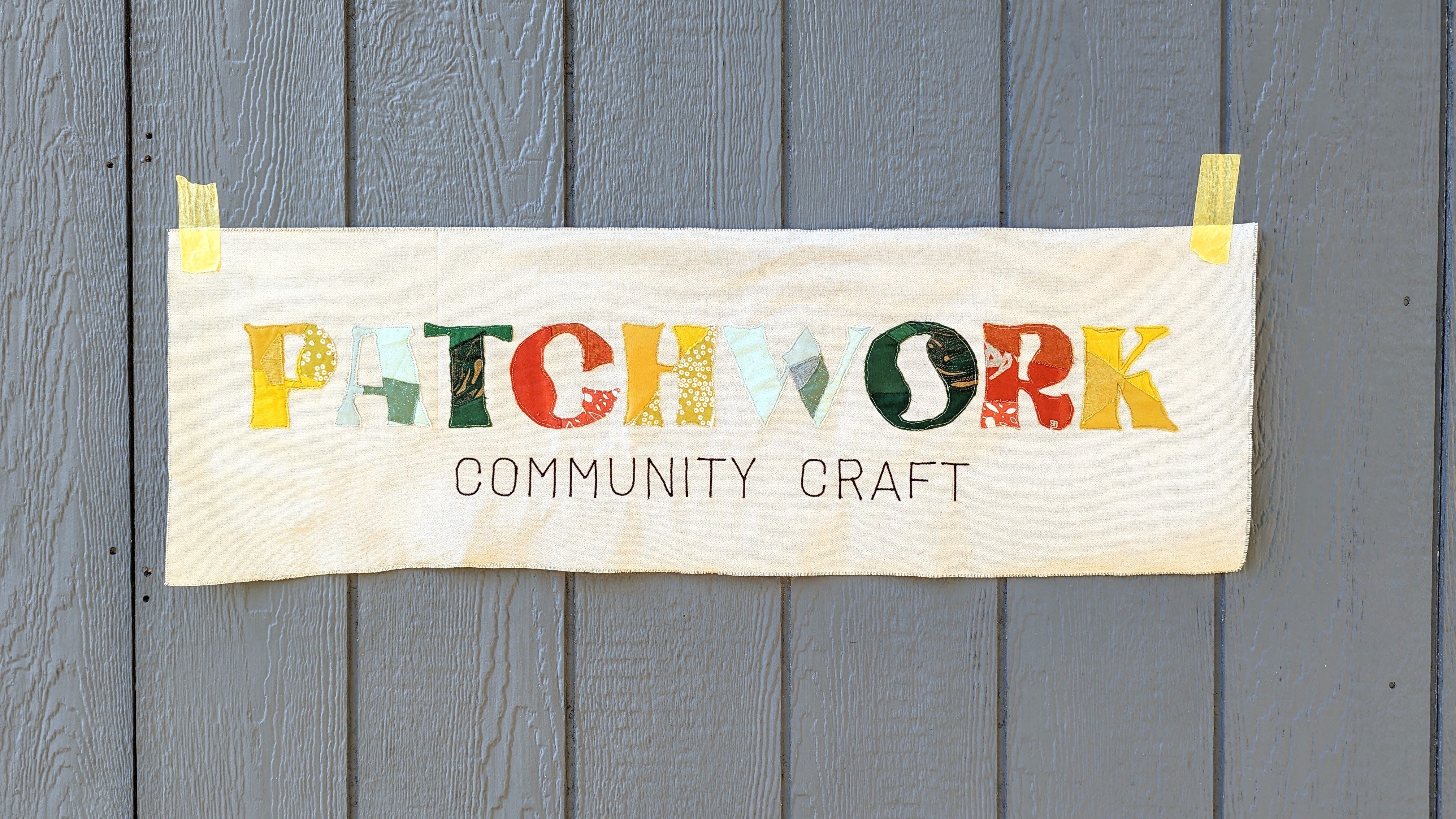 Blueprints Workshop Notes is now Patchwork Community Craft!