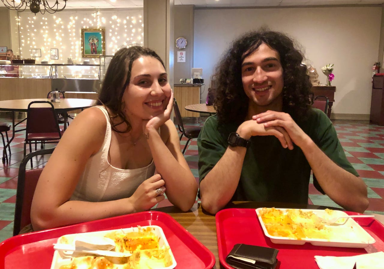 Lunch With the Hare Krishnas! - by Anne Kadet - CAFÉ ANNE