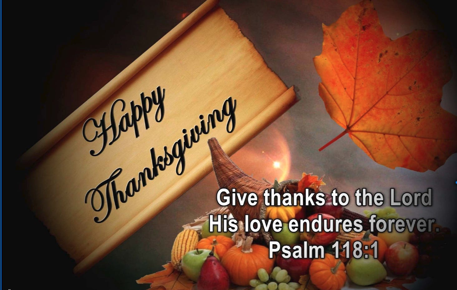 Happy Thanksgiving! - by Lioness of Judah Ministry