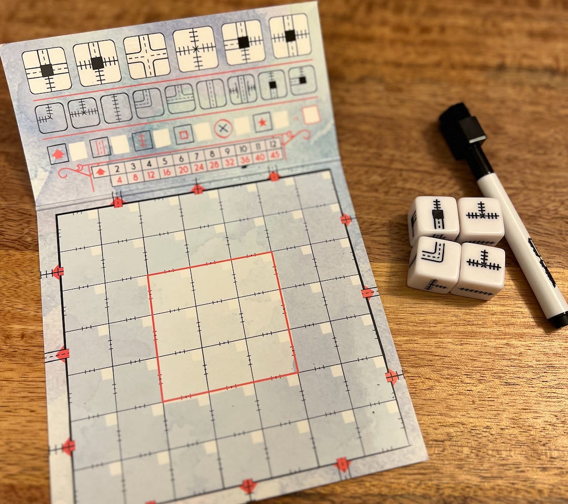 Board With Myself: Railroad Ink - by Mike Drucker