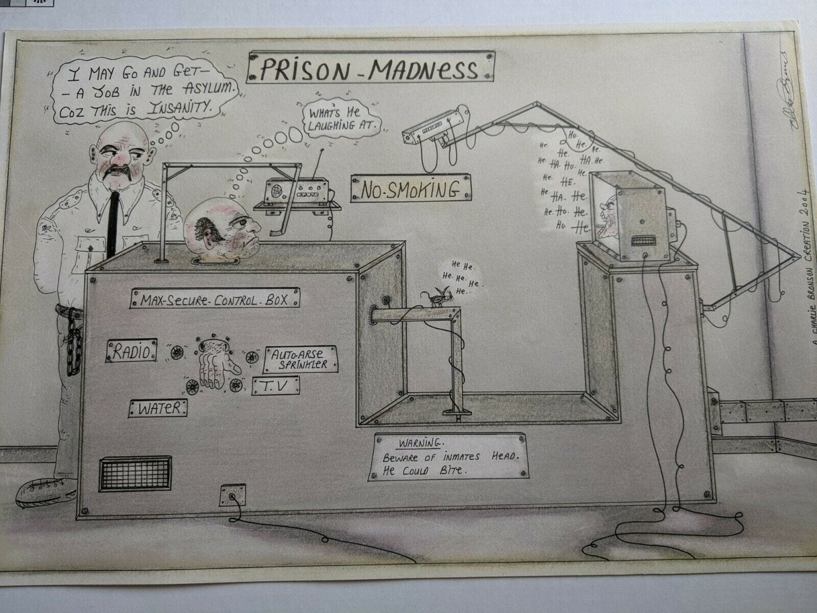 Charlie Bronson, the Man Considered Britains Most Violent Prisoner