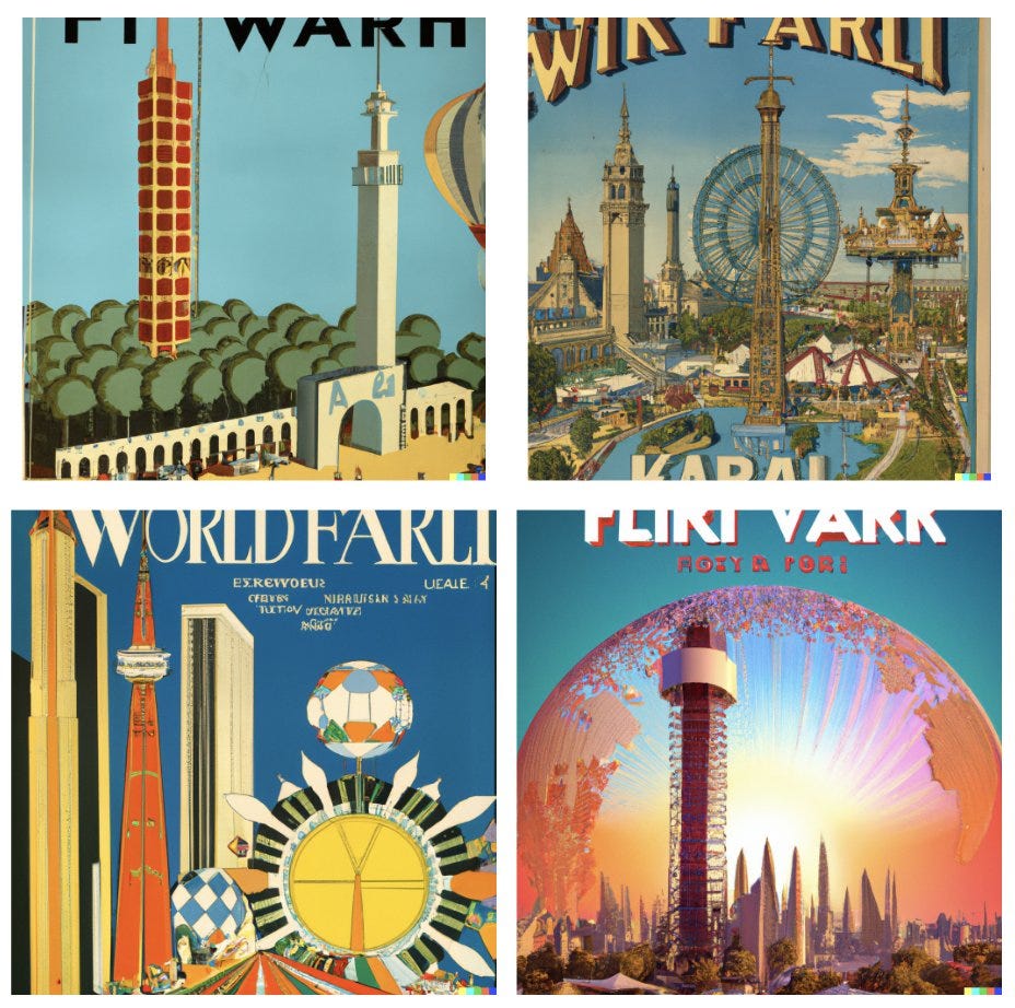 World's Fair Posters and DALL-E - by Samuel Arbesman