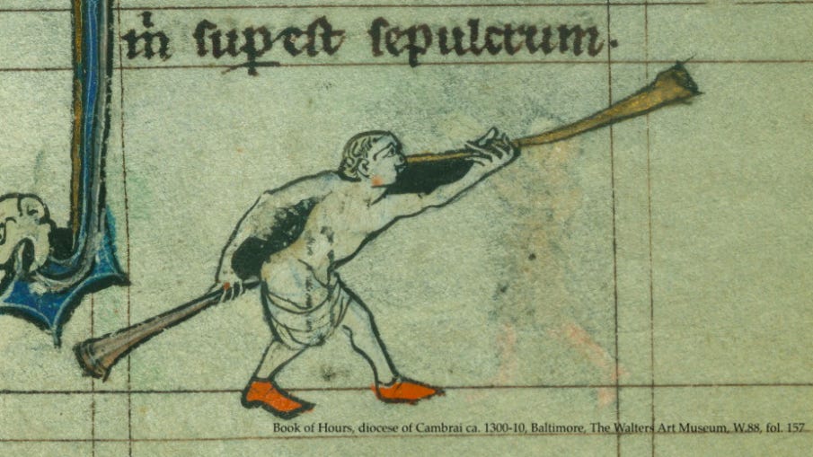 Biblical Bum Trumpets, Lewd Nuns, and Other Naughty Medieval Marginalia