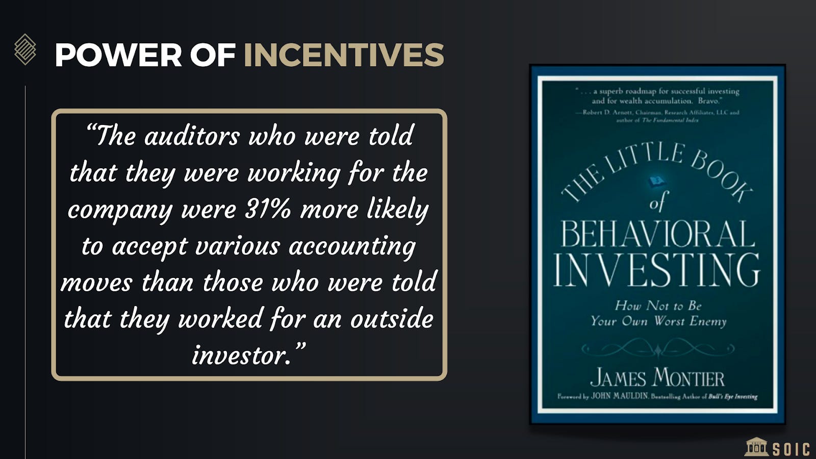 Power of Incentives - by SOIC Finance - Insights with SOIC