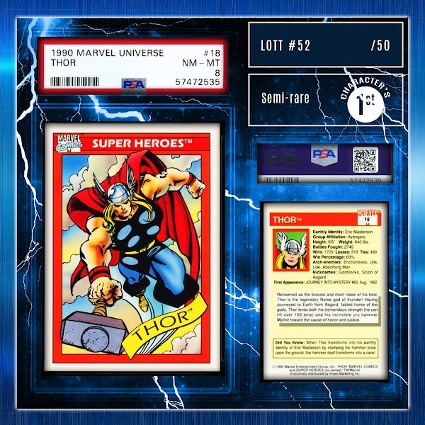 One of the most iconic trading card sets of all time, the 1990 Marvel ...