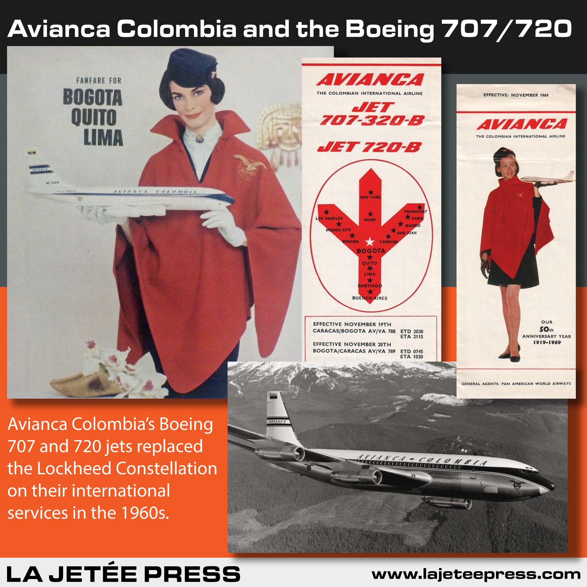 Avianca Colombia and the Boeing 707/720 - by JP Santiago MD
