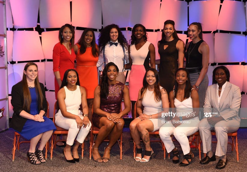 The evolution of WNBA fashion, as told through every draft's class photo