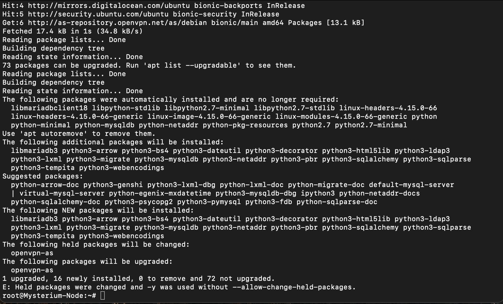 How to install a Mysterium VPN Node on Digital Ocean(Tutorial)