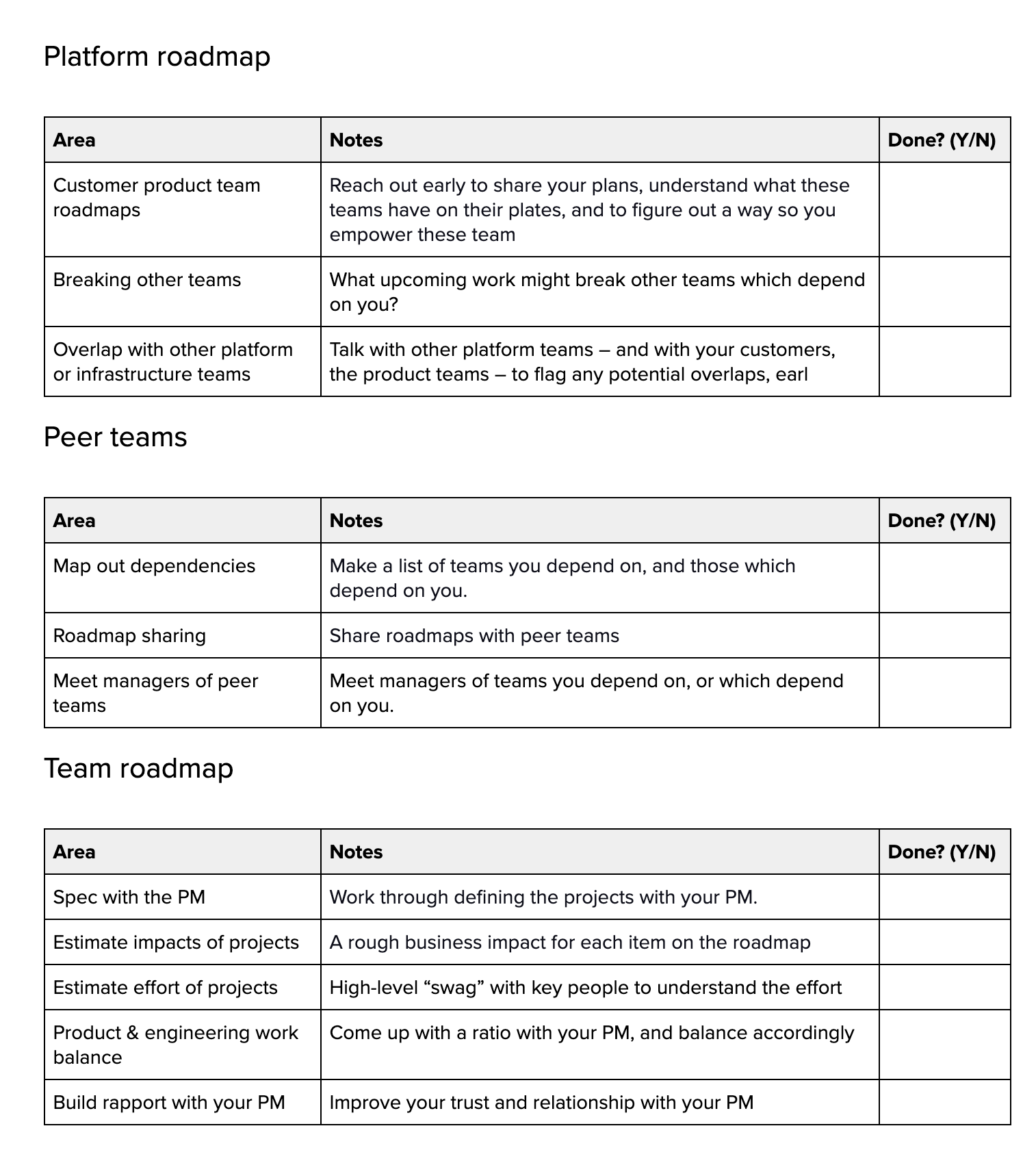 Preparing For the Annual or Biannual Planning