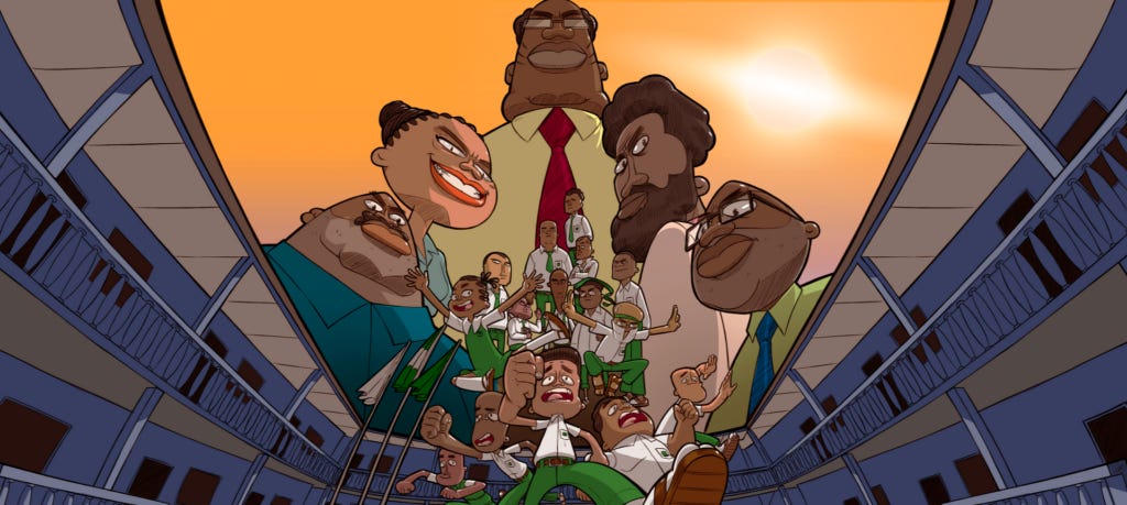 Goofy African Comics & Animation Perfect for April Fool's Day