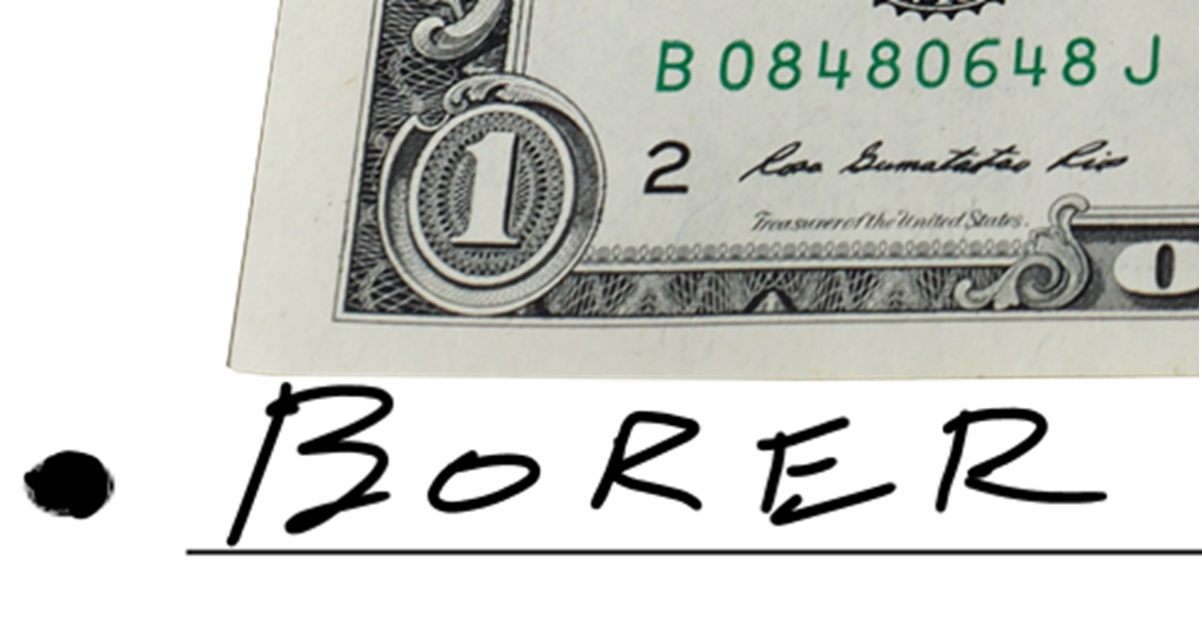 no man can serve two masters - by Robert J Borer