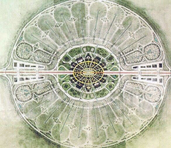 Ebenezer Howard built utopian cities in England