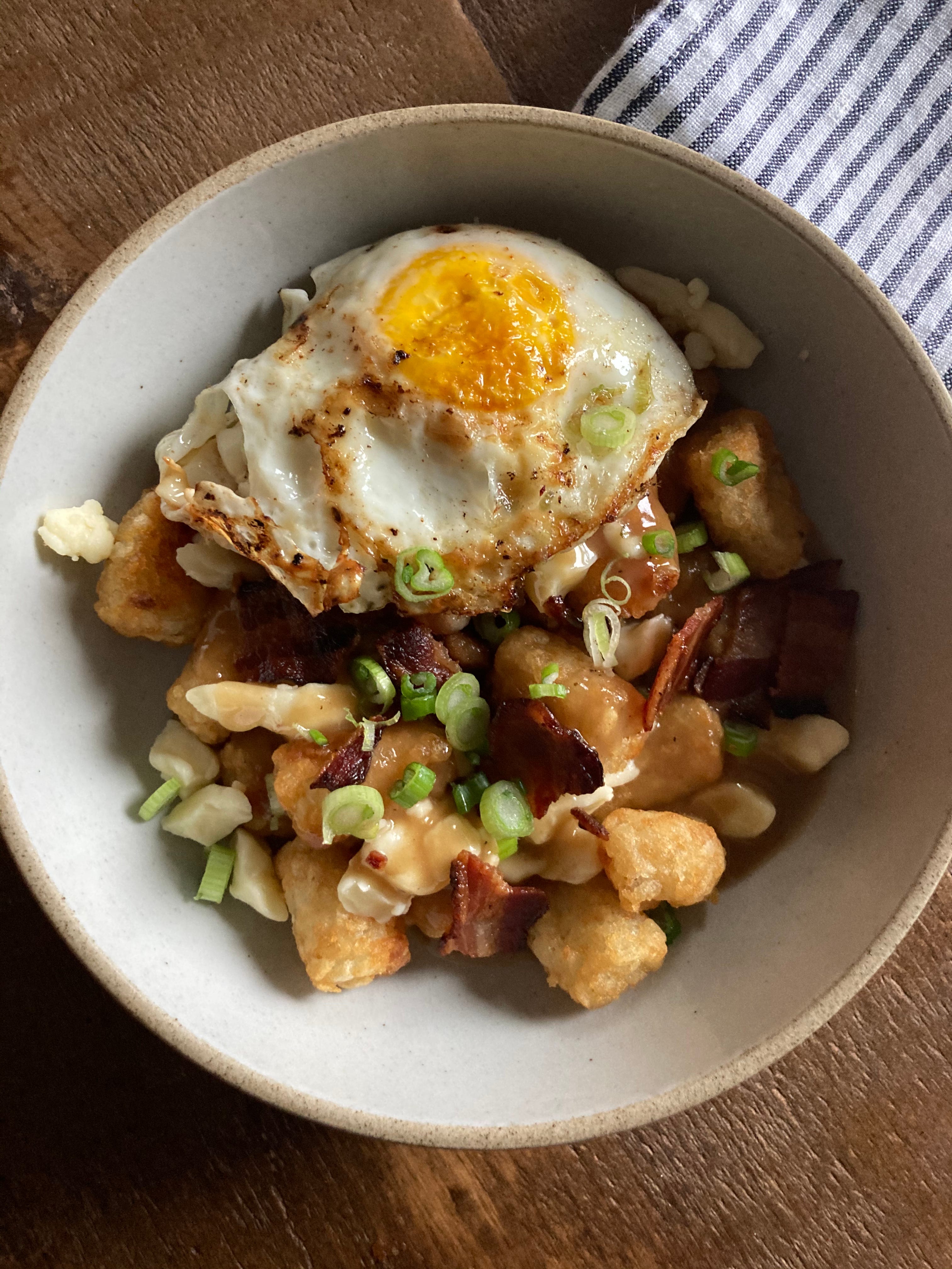 Tater tot poutine, and the comforts we take for granted.