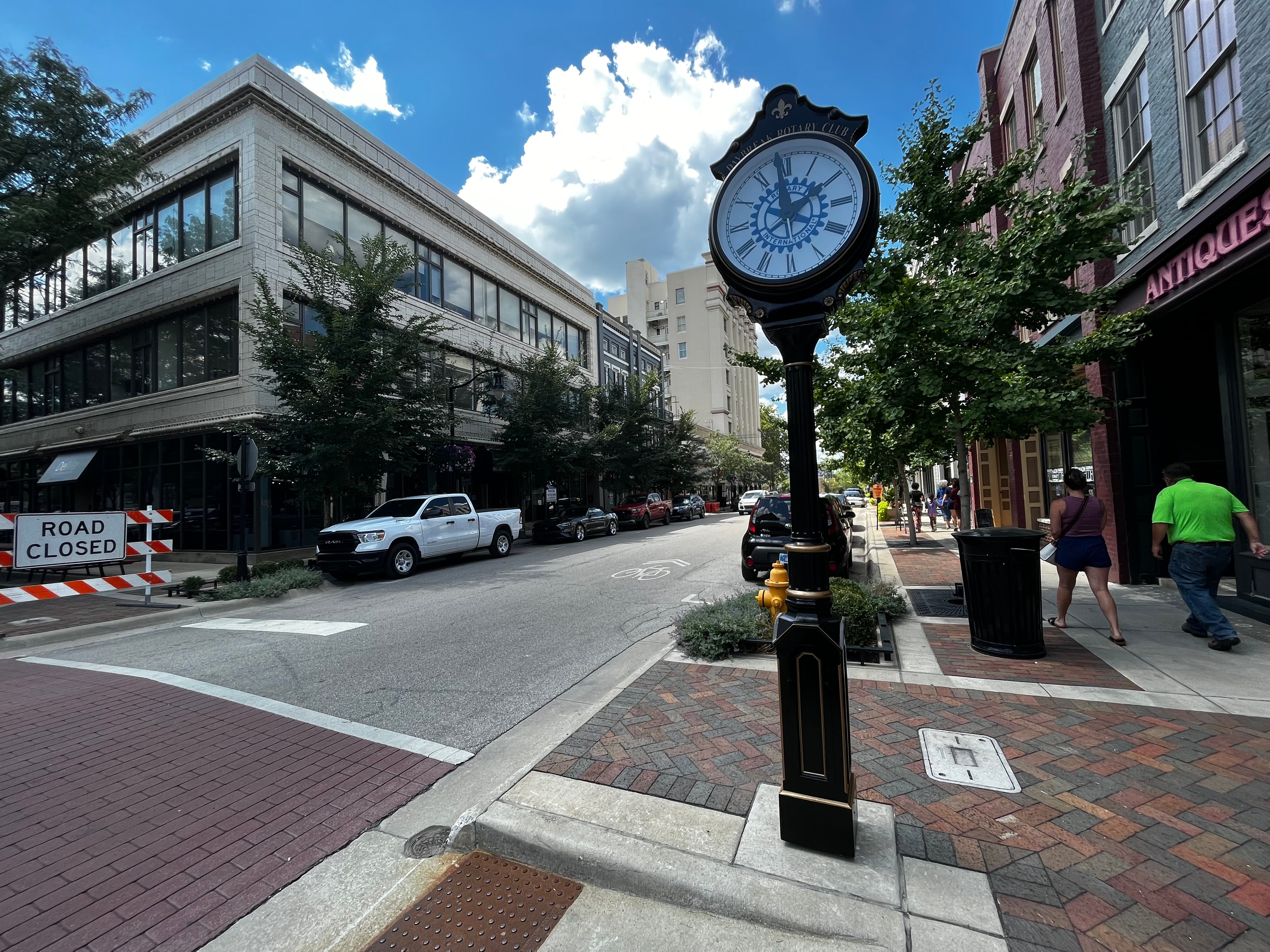 Of downtown clocks and neighborhood murals