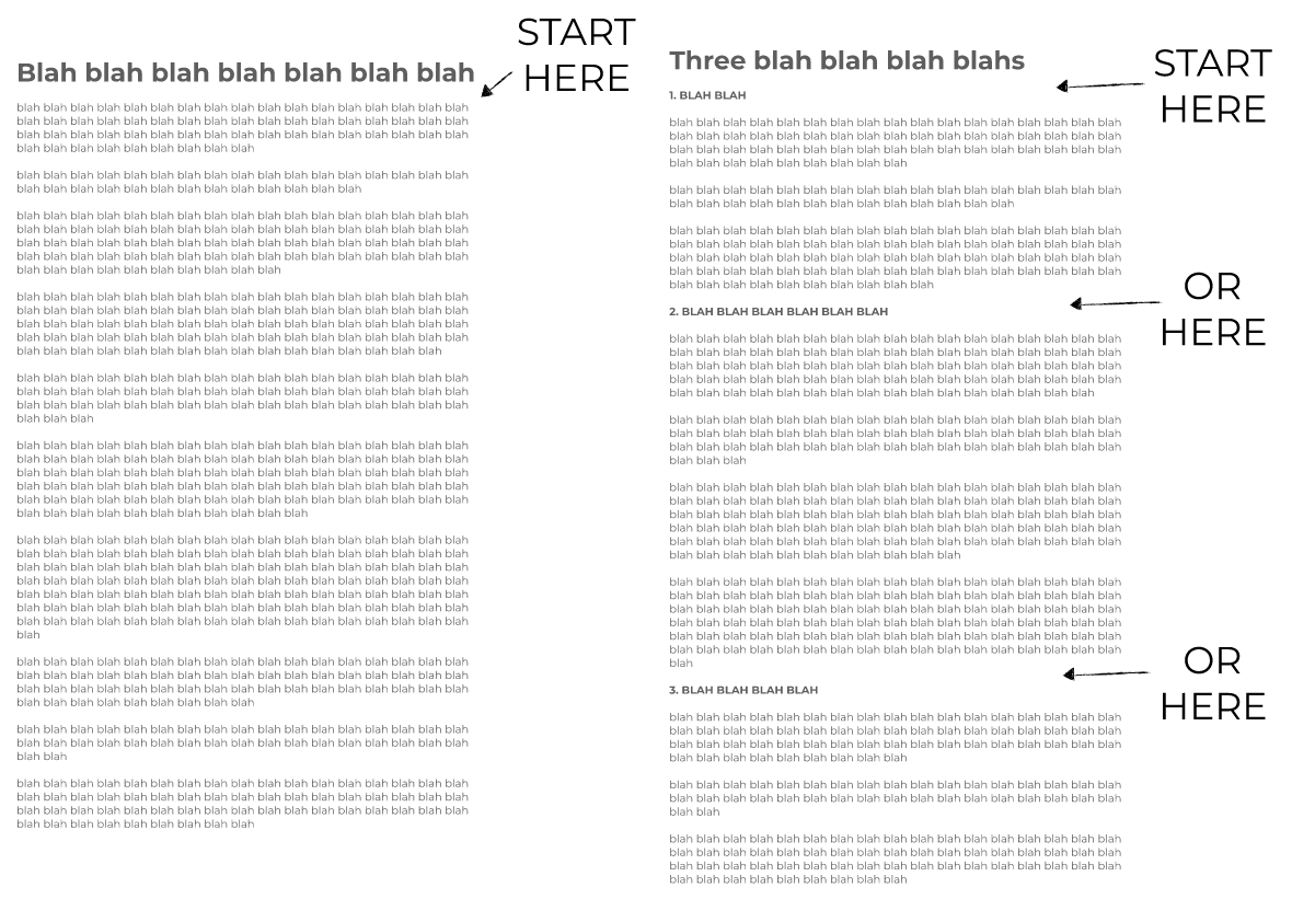 How I learned to stop worrying and structure all writing as a list