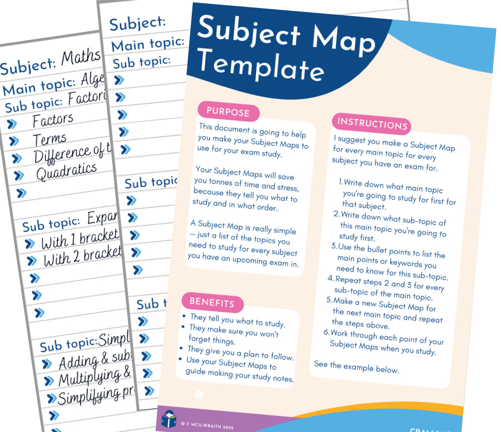 More free stuff: Exam Study Timetable Template