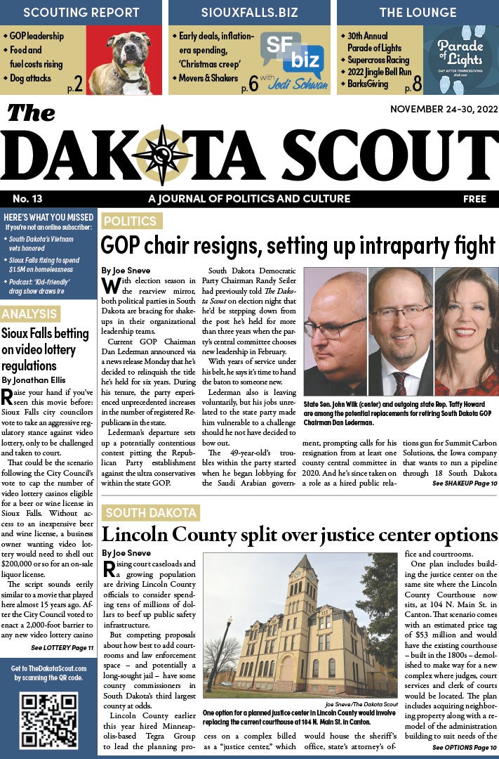 The Dakota Scout print edition - The Dakota Scout