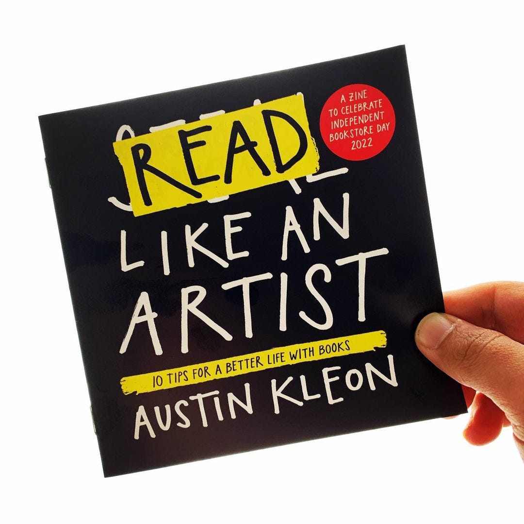 How to read like an artist - Austin Kleon