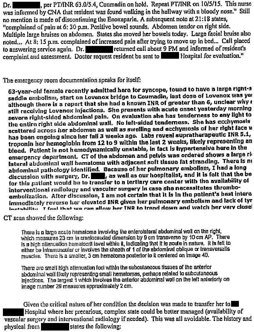 Enoxaparin to Warfarin Bridge Fiasco [Abdominal Compartment Syndrome]