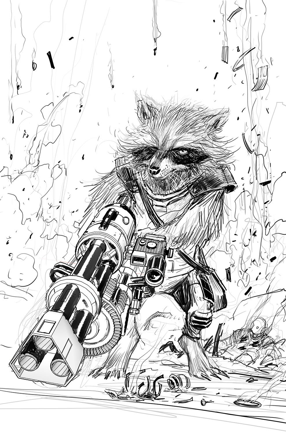 Comics Artopsy #4 - by Niko Henrichon - Exploding Giraffe