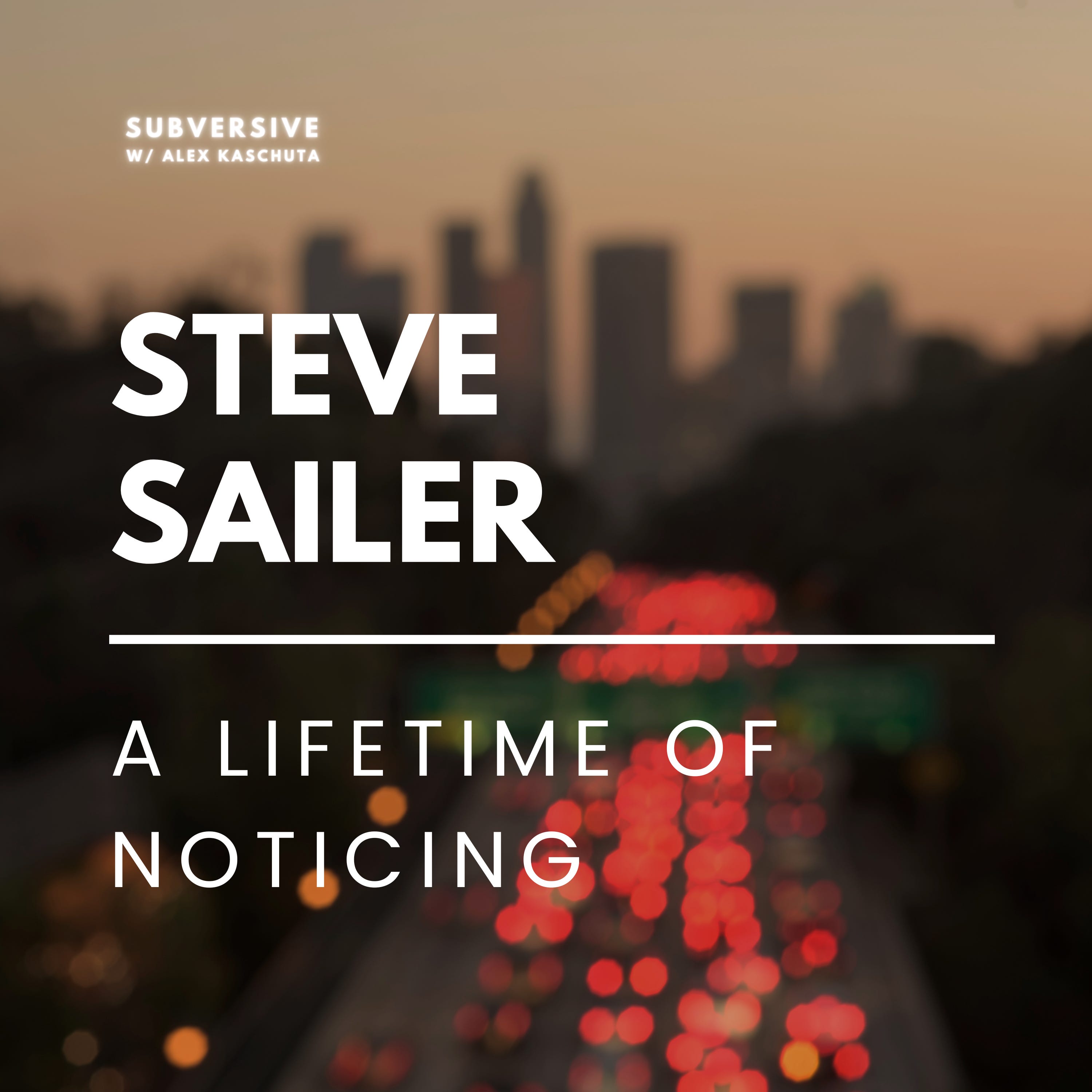 Steve Sailer - A Lifetime Of Noticing - by Alex Kaschuta